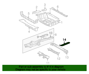 58309-0R011 - Rear Reinforced - 2006-2012 Toyota RAV4 | Nucar Toyota Parts