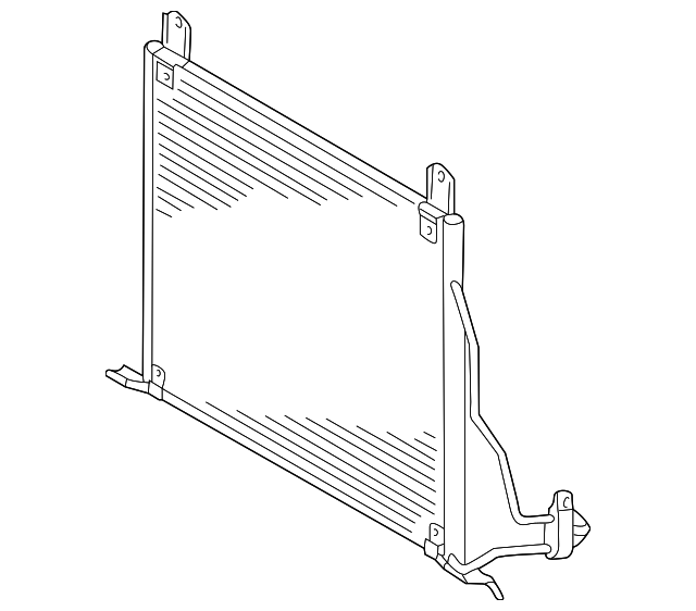 230-500-02-54 - Condenser Assembly 2003-2008 Mercedes-Benz SL 55 AMG ...