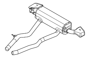 Genuine BMW 18-30-9-895-674 | Muffler & Pipe | FREE Shipping on Most ...