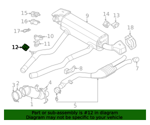 Genuine BMW 18-30-8-699-962 | Front Mount Rubber Mount | FREE Shipping ...