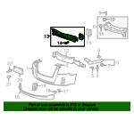 2014-2017 GM Front Bumper Impact Bar 22994939 GM | GMPartsDirect.com