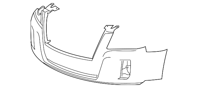 2010-2015 GMC Terrain Front Upper Bumper Cover 20983229 GM ...