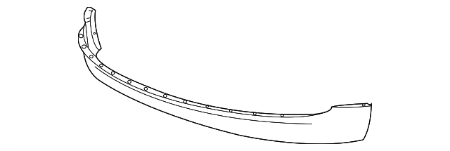 2010-2015 GMC Terrain Front Lower Bumper Cover 22825737 GM ...