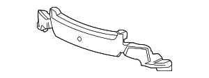 22989642 - Front Bumper Energy Absorber 2010-2015 GMC Terrain ...