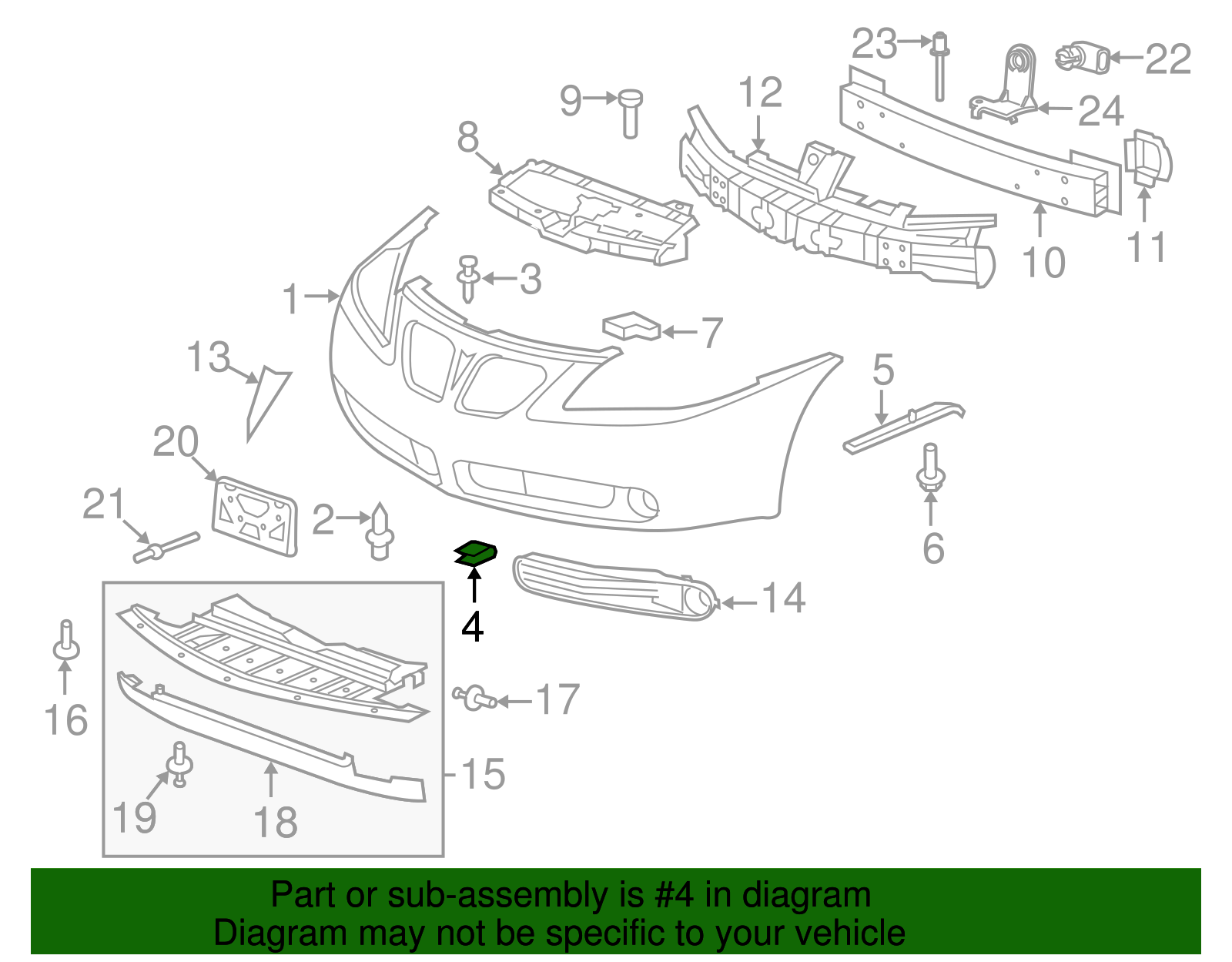 2004-2025 GM Multi-Purpose Retainer 25704358 GM | GMPartsDirect.com