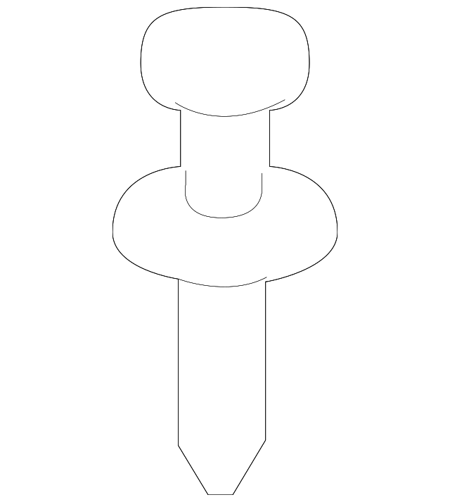 1997-2012 GM Fender Liner Retainer 11518017 | GM Parts Center