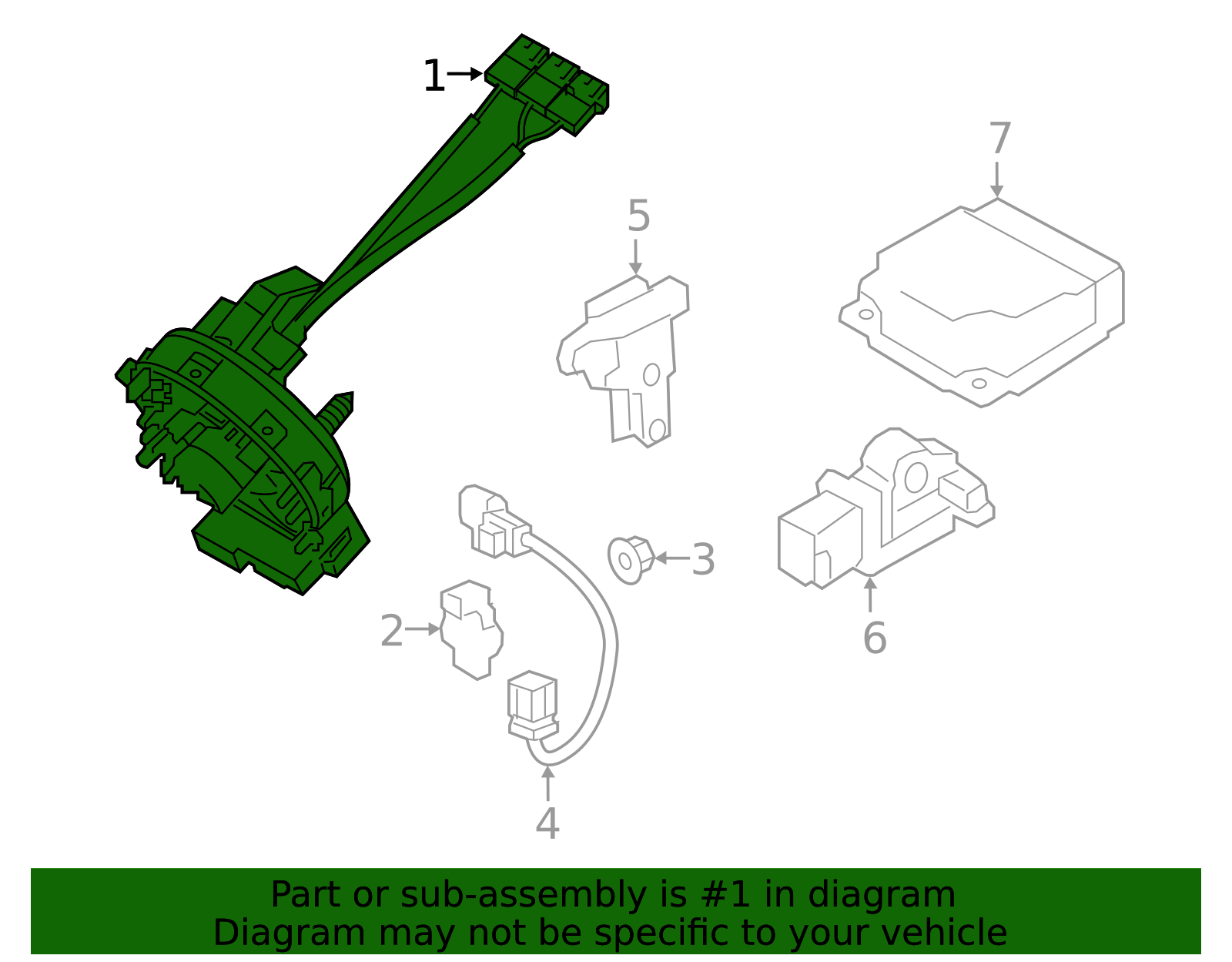 2020-2024 Kia Telluride Clock Spring 93490-S1140 | OEM Parts Online