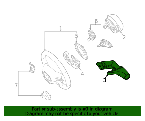 099-464-34-00-9107 - Steering Wheel Trim 2020-2023 Mercedes-Benz ...