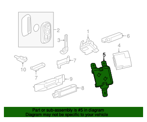 2015-2019 GM Keyless Entry Control Module Bracket 84244716 | NewGMParts.com