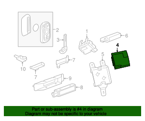 2018-2022 GM Keyless Entry Control Module 13518841 | TascaParts.com