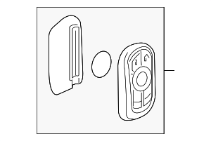 2017-2021 GMC 5 Button Keyless Entry Remote Key Fob 13508275 GM ...