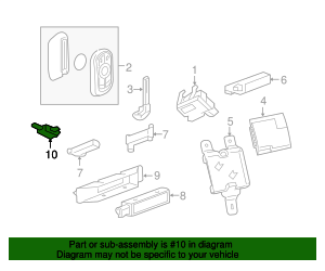 2016-2024 GM Theft Deterrent Module 13540633 | AutoNationParts.com