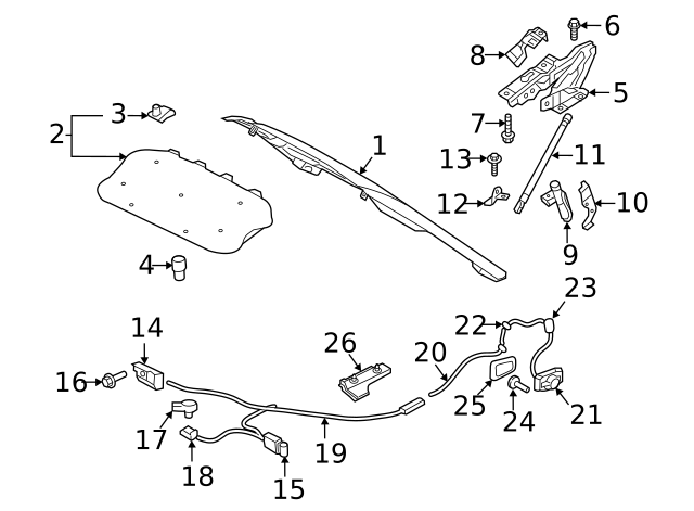 2017-2021 Volvo Hood 32244153 | TascaParts.com
