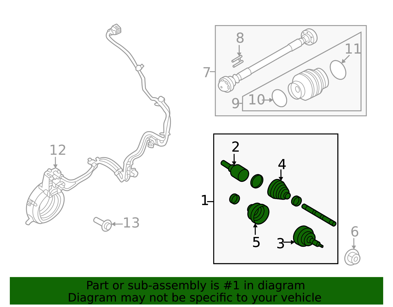 2021-2025 Ford F-150 2021-2024 Ford F-150 - Axle Assembly ML3Z-3A427-A ...