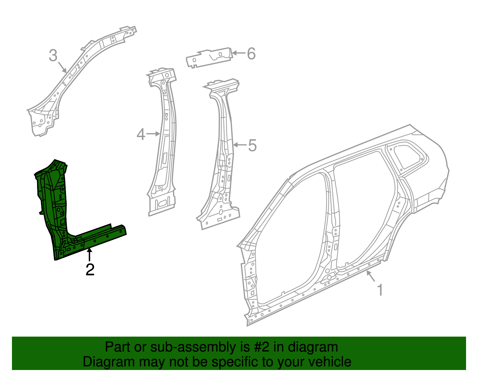 68298538AB - Closeout Panel - 2019 2020 Ram 1500 | Mopar Parts Canada