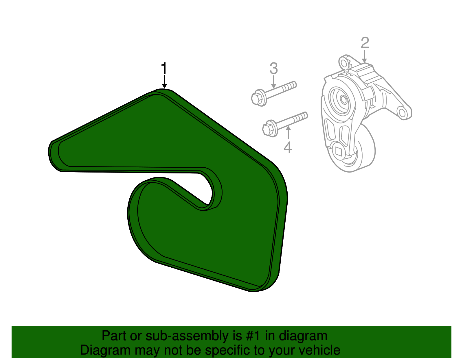 12638664 - OEM GM Serpentine Belt | GMPartsCenter.net | GM Parts Center