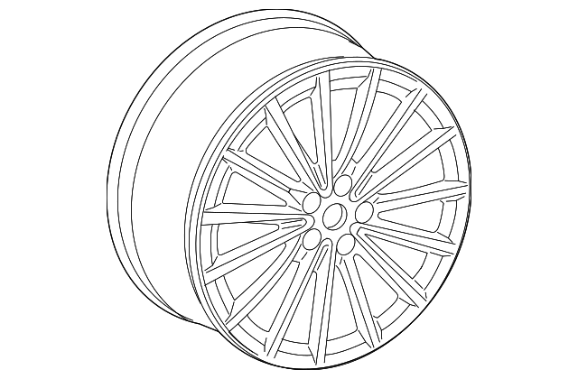 8W0-601-025-BH - Wheel, Alloy 2019 Audi A5 Quattro | Audi OEM Parts