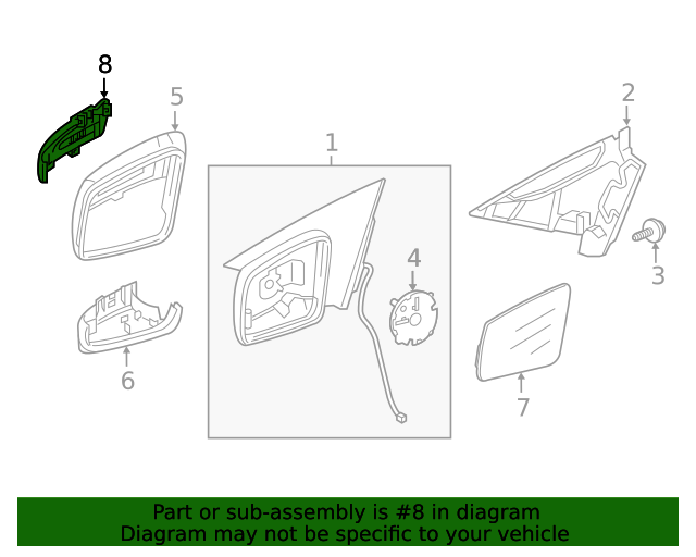 2014-2019 Mercedes-Benz Signal Lens 212-906-73-01 | MB Parts Store