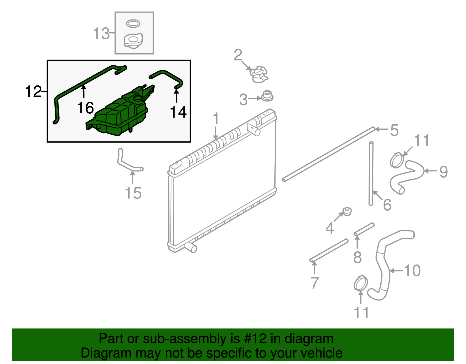 2017-2024 Nissan GT-R Reservoir Tank 21710-JF10A | Ziegler Nissan of ...