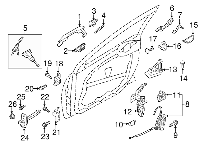 2018-2020 Hyundai Elantra GT Retainer 82494-G3000 | OEM Parts Online