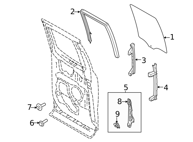 Ford Dealership 2021-2023 Ford F-150 Window Motor ML3Z-1823395-A | Ford ...