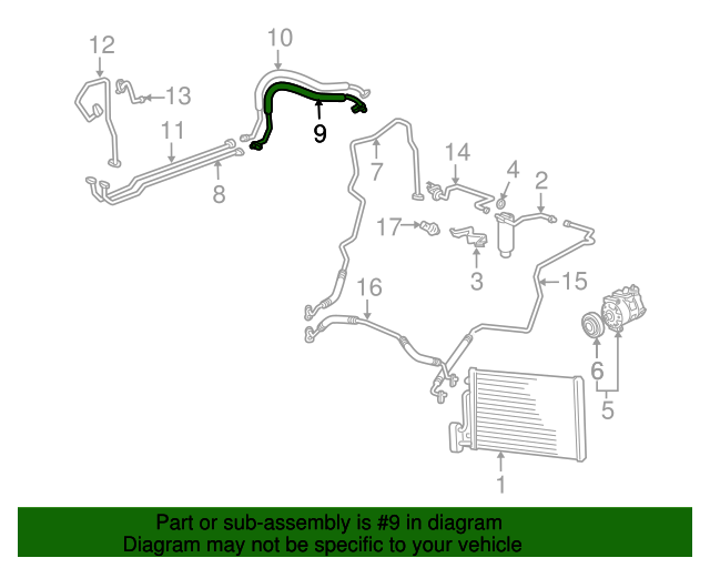 986-573-097-04 - Pressure Line AutoNationParts.com