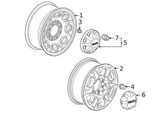 2021-2023 GM 20 Wheels 84428941 | GM Parts Center
