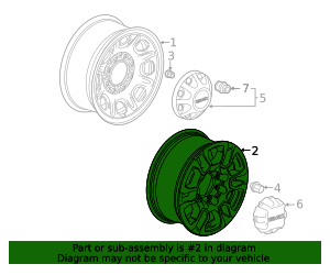 2021-2023 GM 20 Wheels 84428941 | GM Parts Center