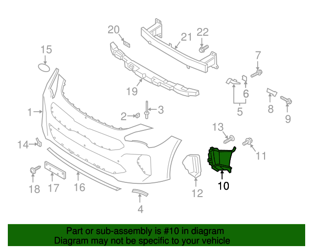 2018-2023 Kia Stinger Air Duct 86575-J5600 | OEM Parts Online
