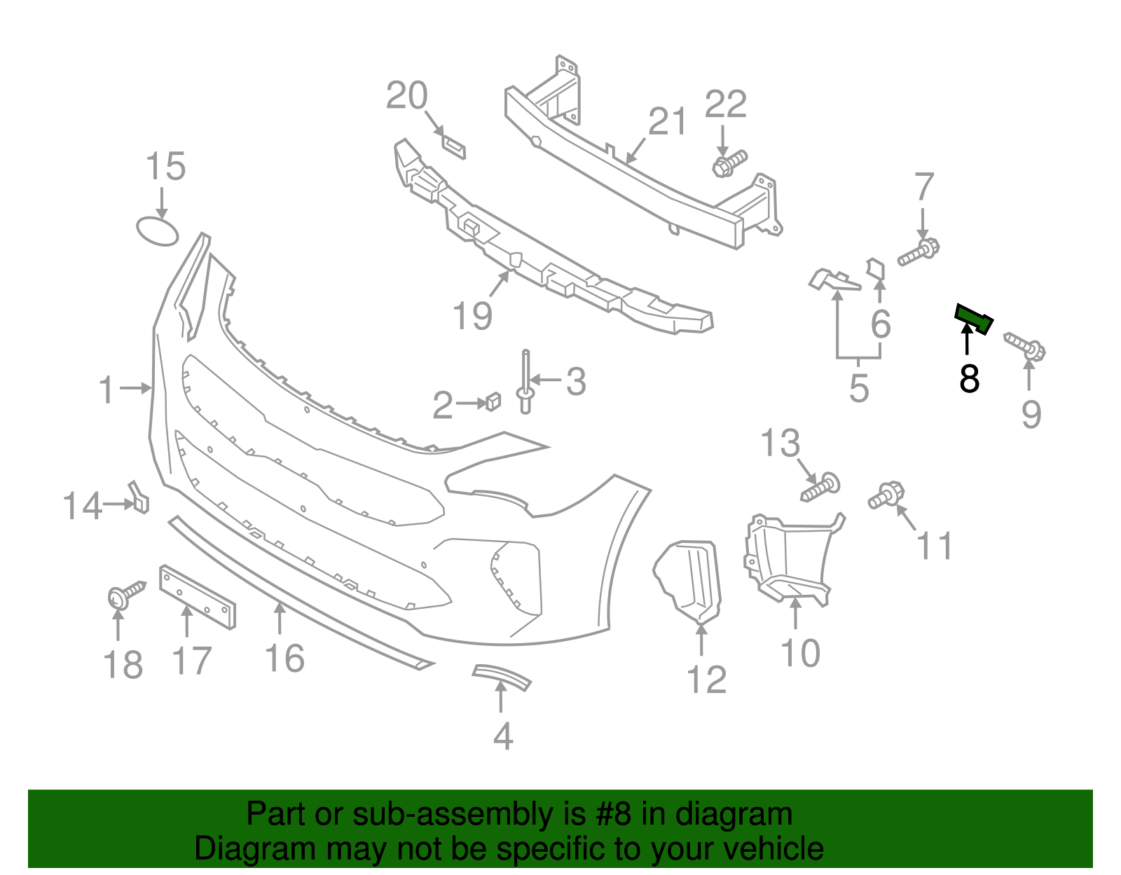 86513-J5000 - Side Bracket 2018-2023 Kia Stinger | Kia.Parts Store