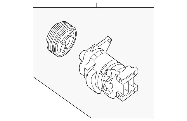 92600-3JV0A - Compressor Assembly 2014-2015 Nissan Pathfinder | Nissan ...
