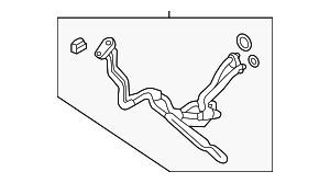 2013-2014 Nissan Pathfinder Front AC Line 92450-3JB0B | Nissan Parts Store