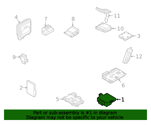 2021-2024 Audi Control Module 4KL-907-468-G | AutoNationParts.com