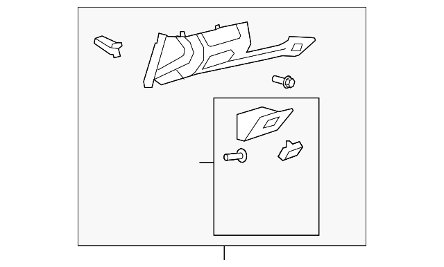 2008-2013 Toyota Highlander Lower Trim Panel 55045-0E051-C0 | Toyota ...