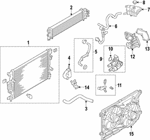 Radiator & Components for 2017 Ford Escape | OEM Ford Part