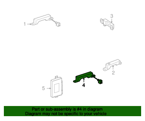 221-820-18-75 - Keyless Entry Antenna 2007-2013 Mercedes-Benz ...