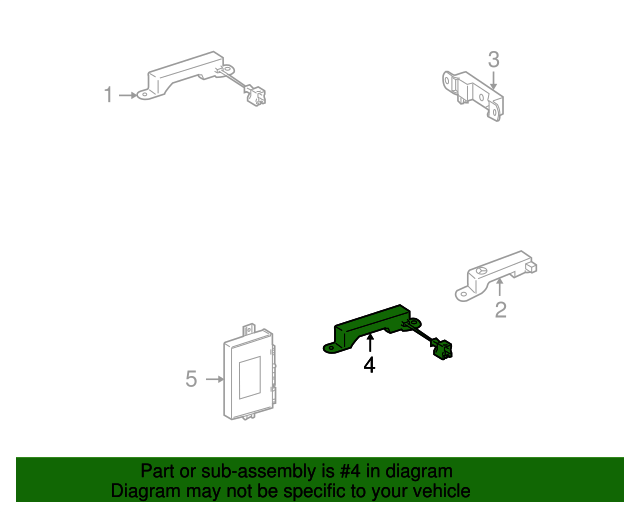 221-820-18-75 - Keyless Entry Antenna 2007-2013 Mercedes-Benz ...