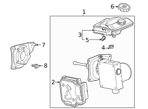 2020-2022 GM Brake Fluid Level Sensor 84826638 | GMPartsDirect.com
