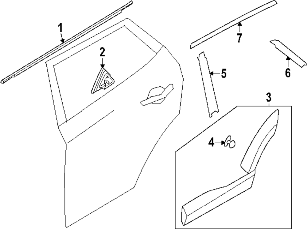 2024-2025 Hyundai Black Out Tape 77523-BE000 | QuirkParts