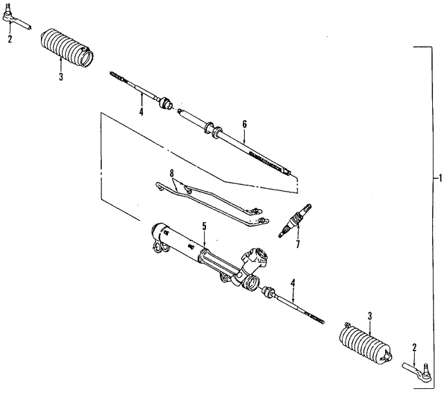 26069922 - Hydraulic Rack and Pinion Steering Gear Assembly with Inner ...