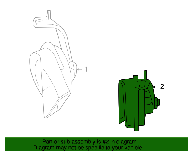 007-542-71-20 - Horn 2011-2014 Mercedes-Benz | Mercedes-Benz USA Parts
