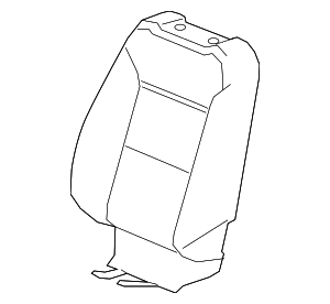 Black Driver Seat Back Cover 84672225 | GMPartsDirect.com