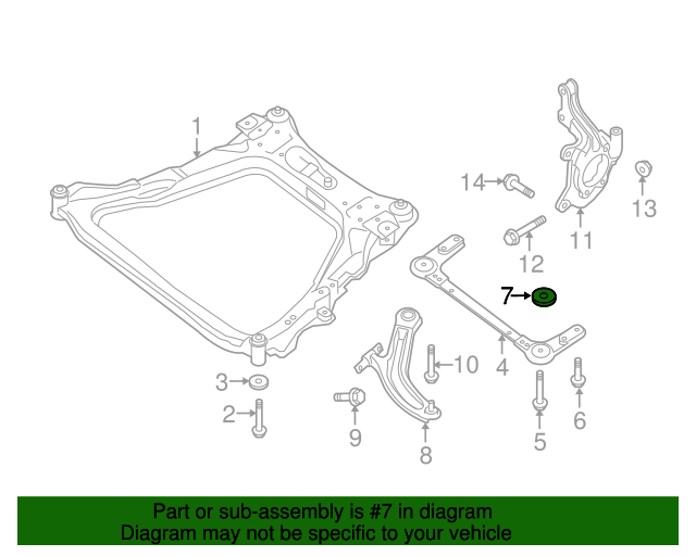2014-2022 Nissan Stopper Rebound Front Suspension 54464-3NF0B ...