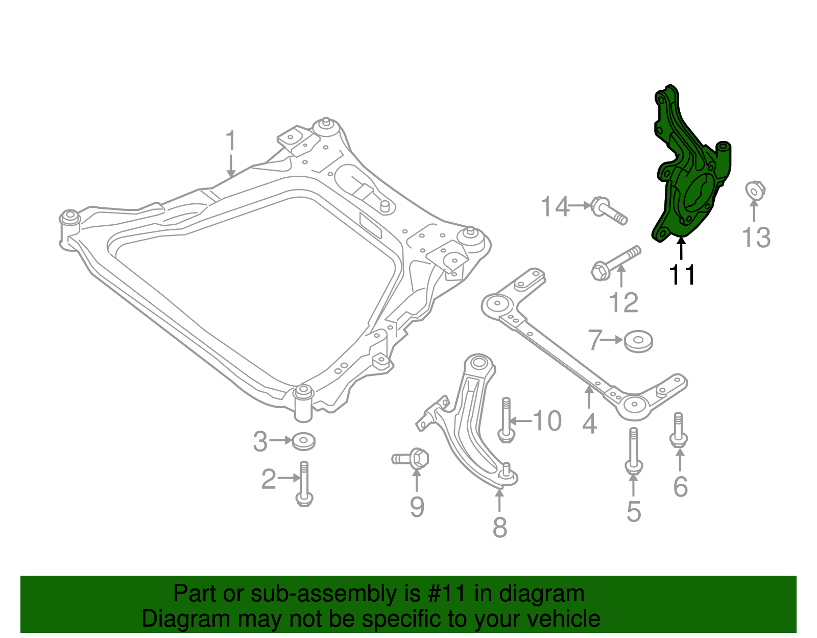 2015-2020 Nissan Rogue Knuckle 40015-5HA0A | Scott Evans Nissan Parts