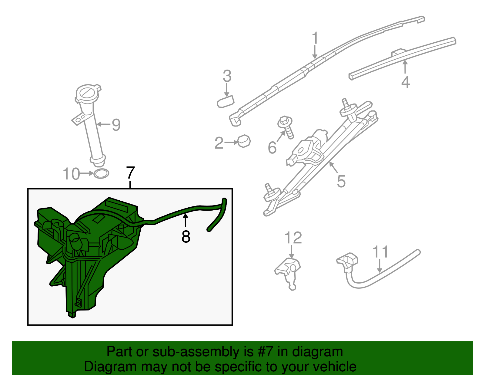 28910-3JA0B - Washer Reservoir - 2013-2020 Nissan Pathfinder | Nissan ...