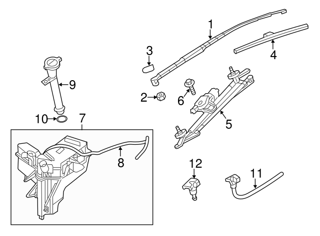 28910-3JA0B - Washer Reservoir 2013-2020 Nissan Pathfinder | Nissan ...