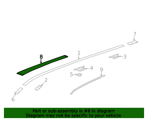 T4A1108 - Finish Molding 2017-2023 Jaguar F-Pace | Land Leaping Genuine ...