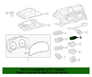 2015-2021 Lexus Switch 84975-78010 | OEM Parts Online
