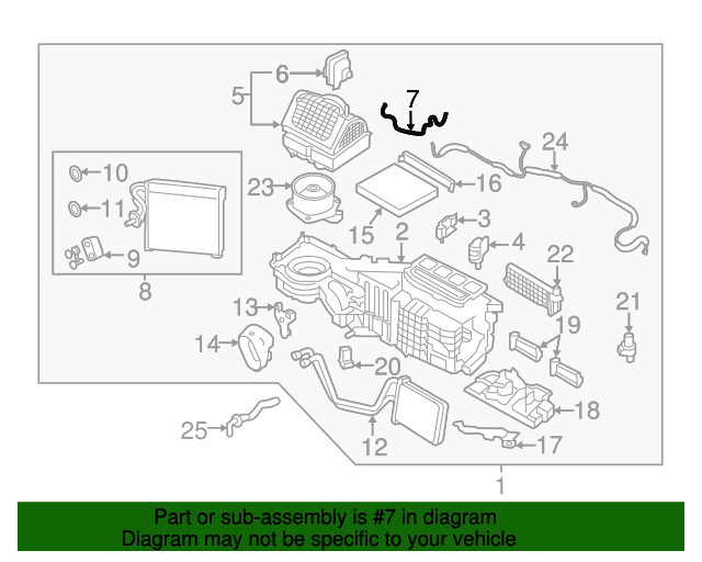 2013-2024 Nissan A/C Evaporator Temperature Sensor 27723-3SB0A | Nissan ...