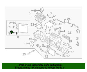 2016-2018 Nissan Expansion Valve 92200-3JC0A | TascaParts.com